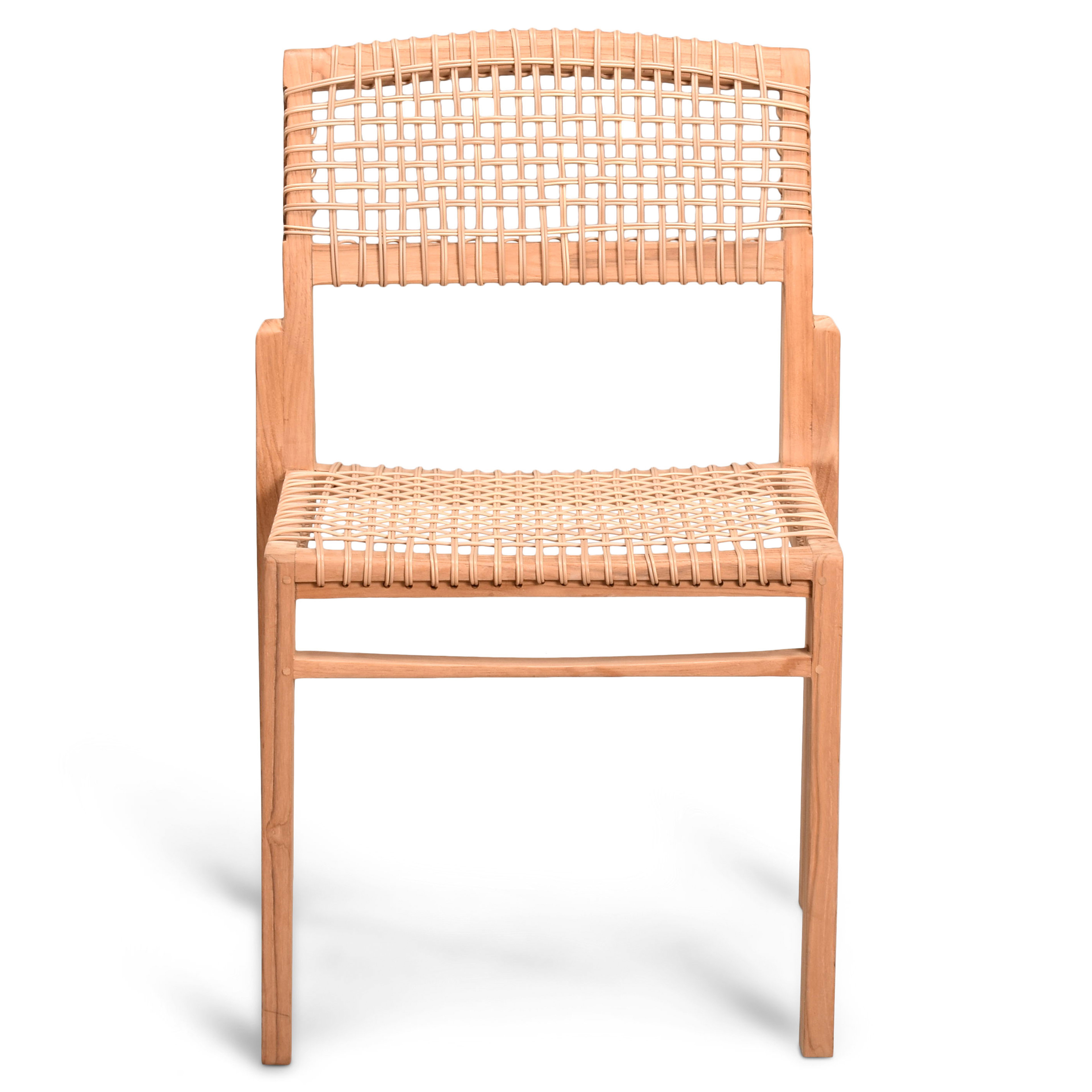 Bayou Breeze Carwin Outdoor Stacking Dining Side Chair | Wayfair