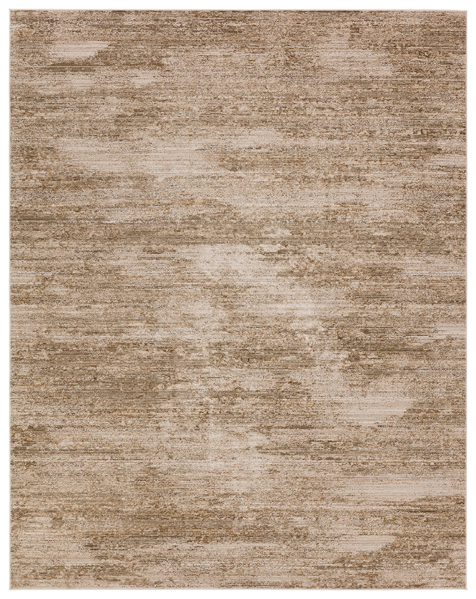 17 Stories Mindi ZEI03 Abstract Tan Area Rug | Wayfair