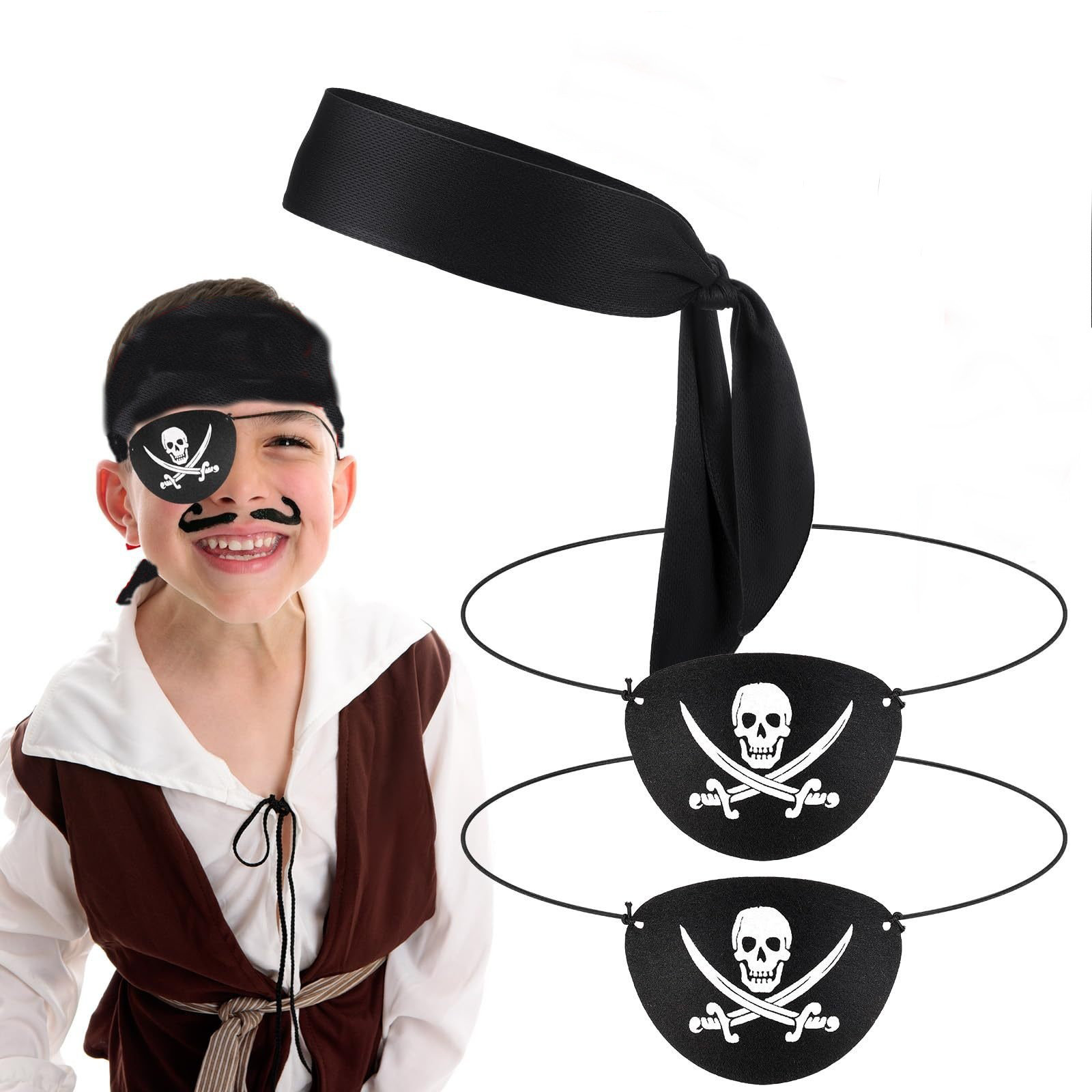 Lumcrajems Beelittle Halloween Pirate Costume Accessories Silky Pirate ...