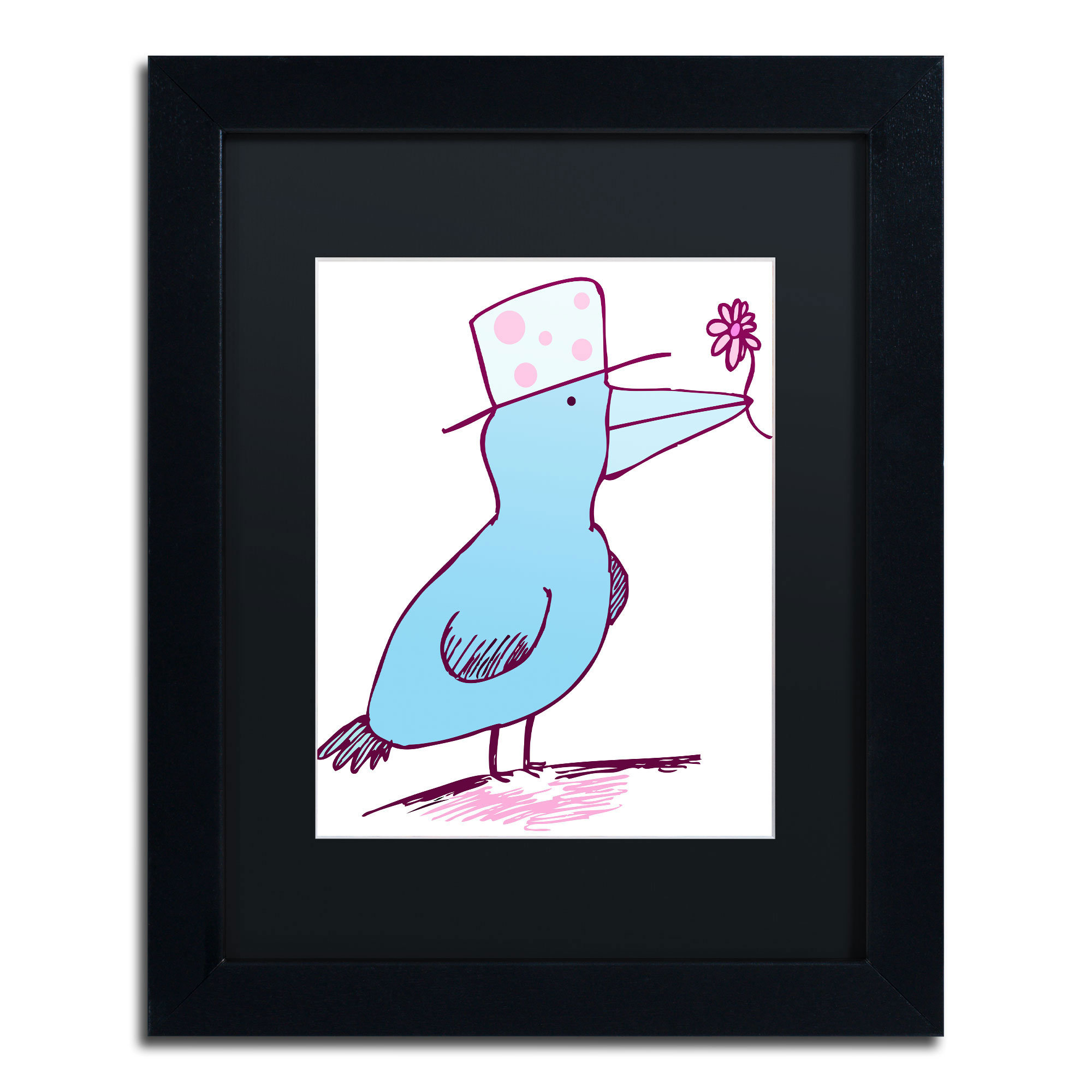 Lark Manor™ Gallucci Gallucci Bird' by Carla Martell Framed art | Wayfair