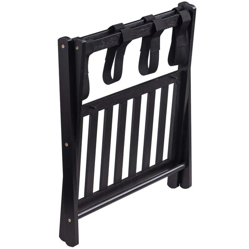 Costway Folding Luggage Rack with Shelf Travel Suitcase & Reviews | Wayfair