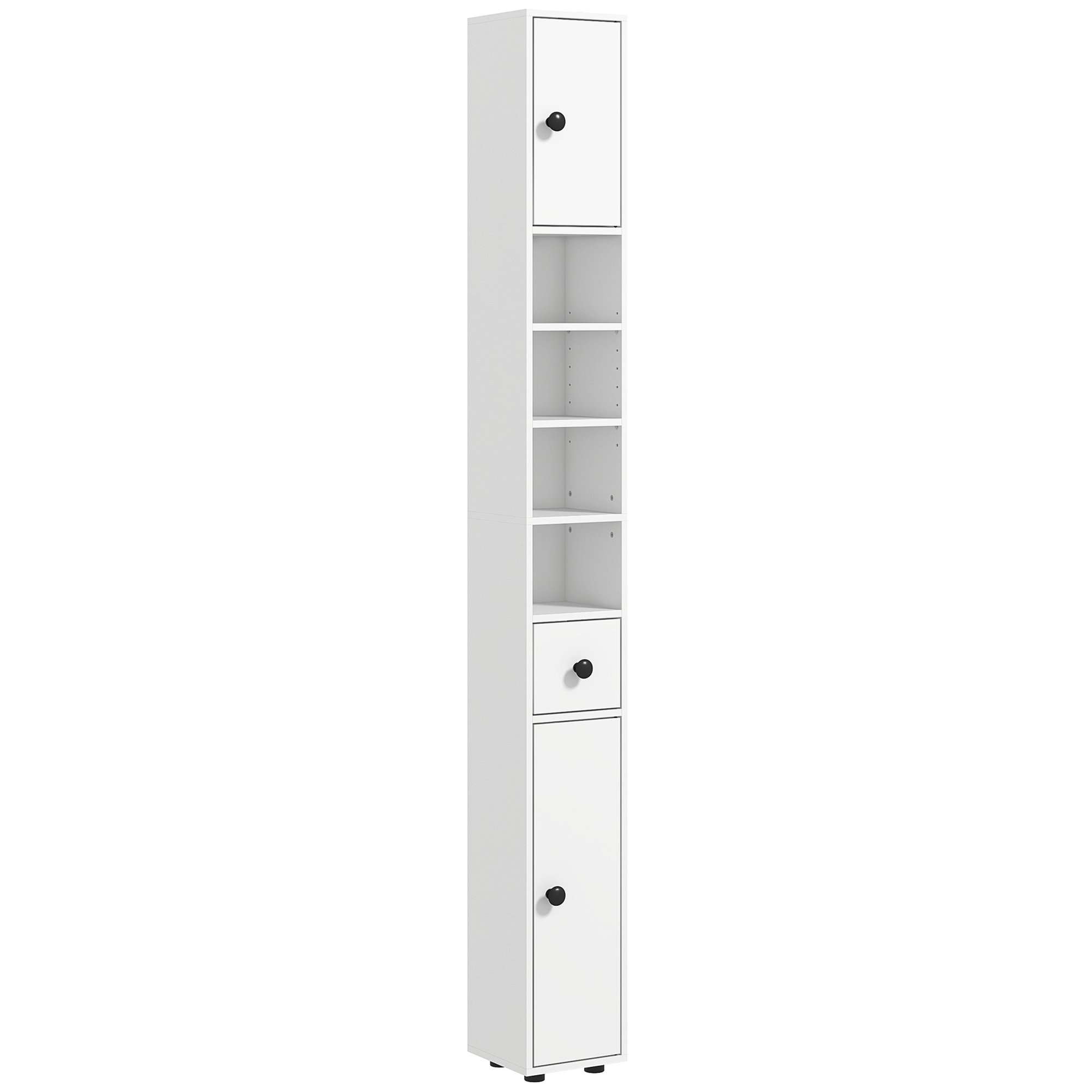 Ebern Designs Freestanding Bathroom Cabinet And Reviews Wayfair Canada