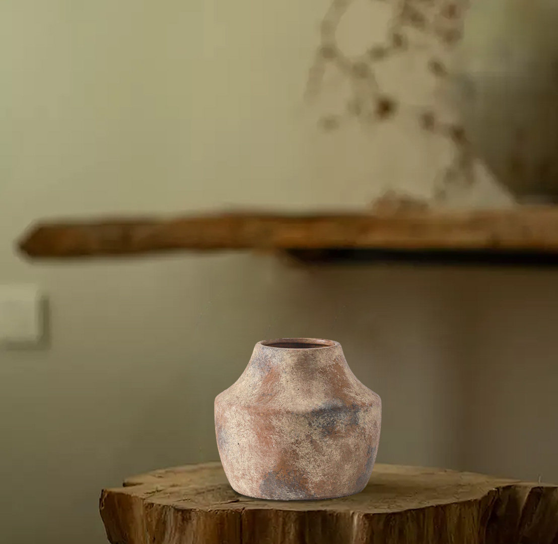 Gracie Oaks Ceramic Flower Vase,Handcrafted Small Flower Vases For Home ...