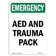 SignMission AED And Trauma Pack Emergency Sign - Wayfair Canada