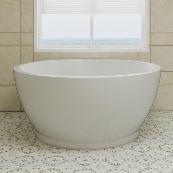 AZHAR'S ORIENTAL RUGS, INC. 57" Freestanding Matte Textured Solid ...