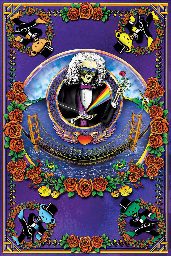 Dakota Fields Officially Licensed Deadheads Across Golden Gate Art ...
