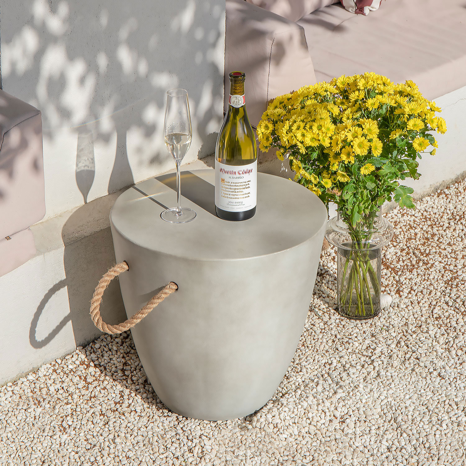 Longshore Tides Ahvianna Concrete Side Table & Reviews - Wayfair Canada