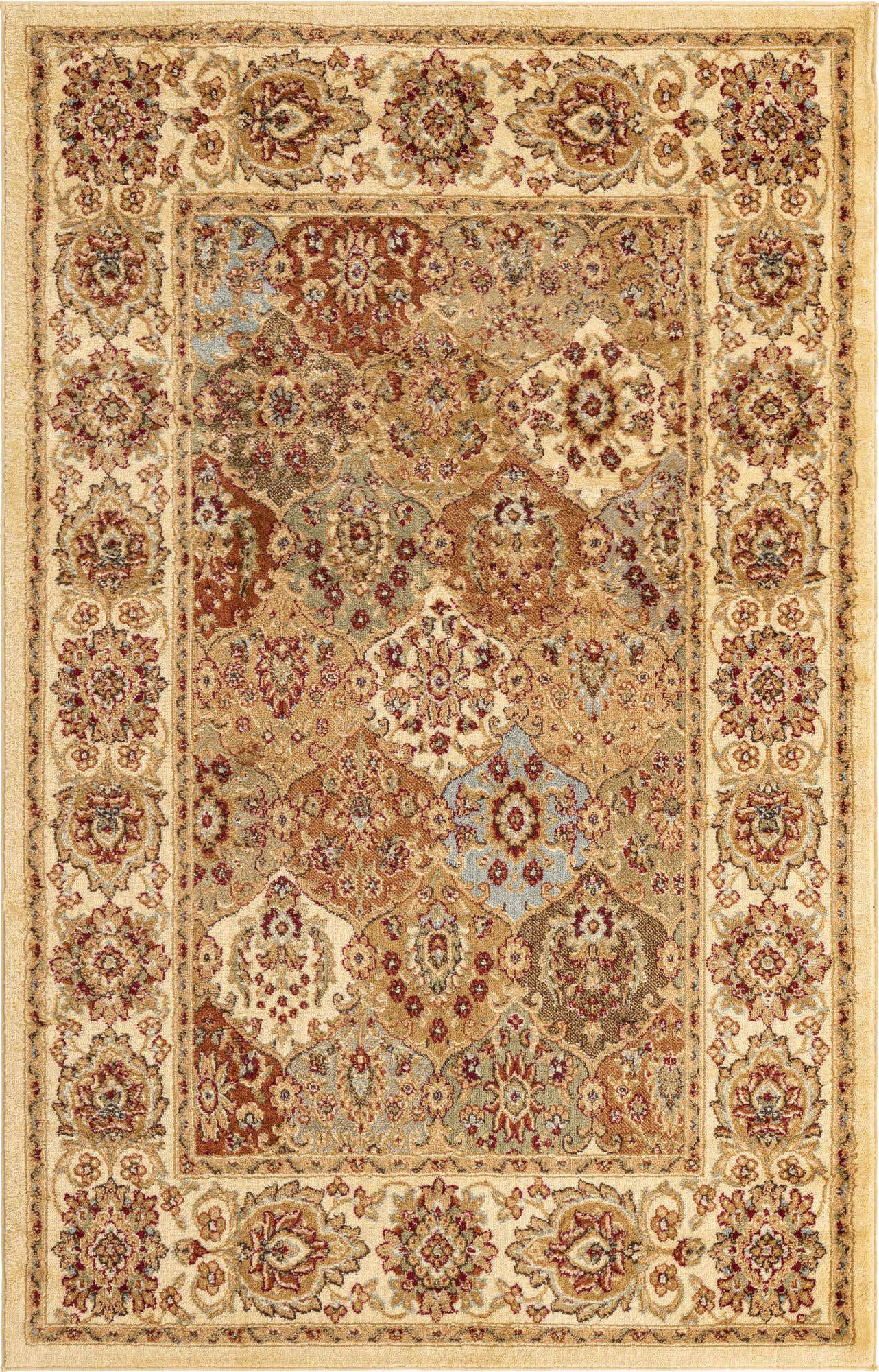 World Menagerie Janiyah Cream Area Rug & Reviews | Wayfair