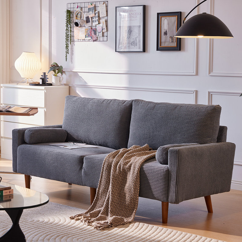 George Oliver Kiry 78.74'' Square Arm Loveseat & Reviews | Wayfair