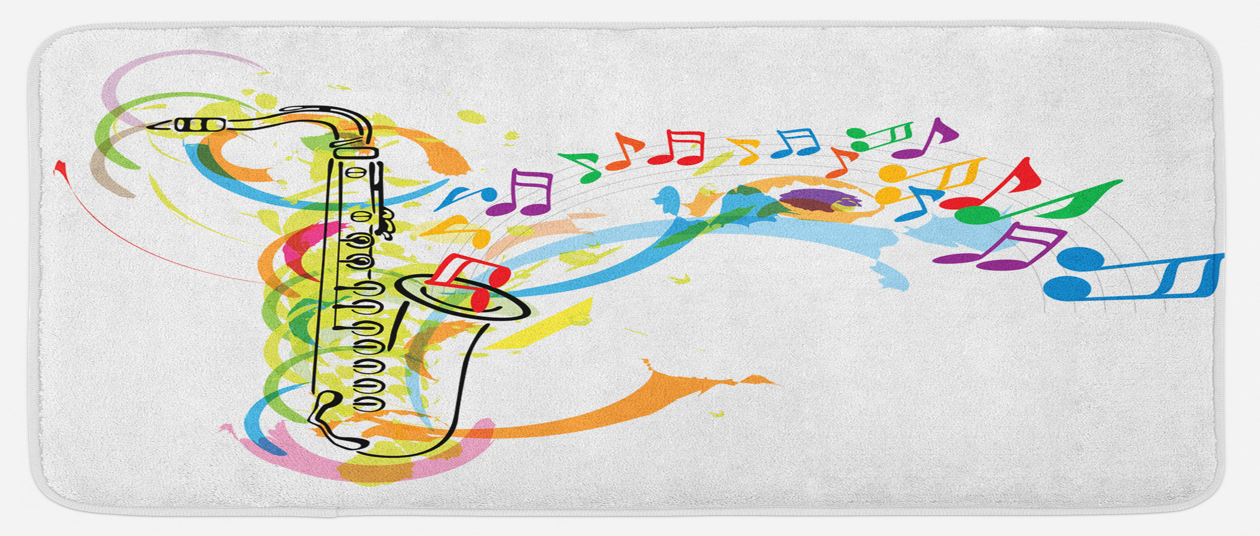 East Urban Home Music Kitchen Mat | Wayfair