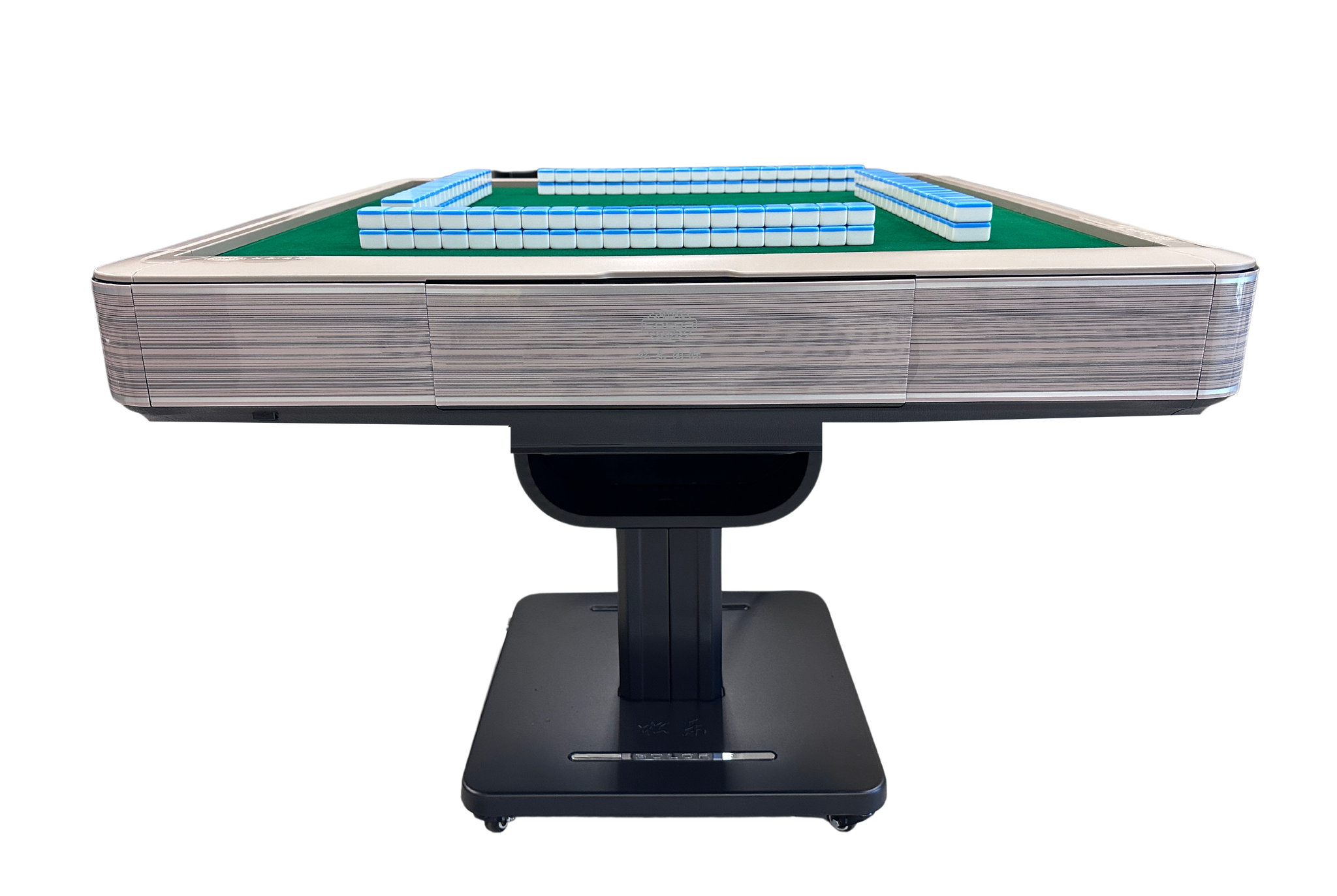 USA MJ Table Light Brown Automatic Mahjong Table. Pedestal Folding ...