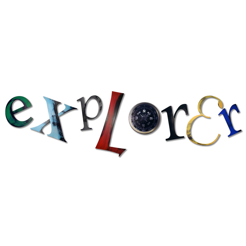 Letter2Word Explorer Wall Décor & Reviews | Wayfair