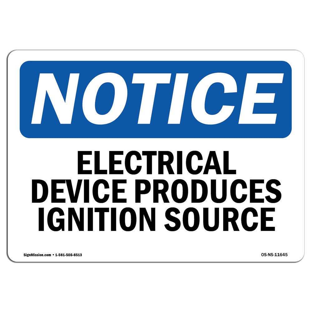 SignMission Electrical Device Produces Ignition Source Sign | Wayfair
