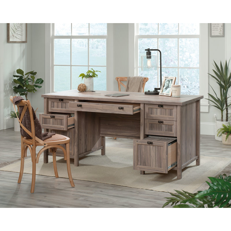 Crafters and Weavers Costa Executive Desk | Wayfair