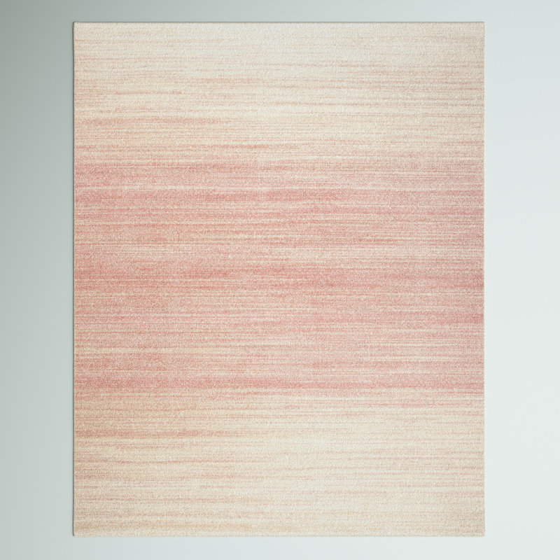 Mercury Row® Teen Teagan Pink/Ivory Area Rug & Reviews | Wayfair