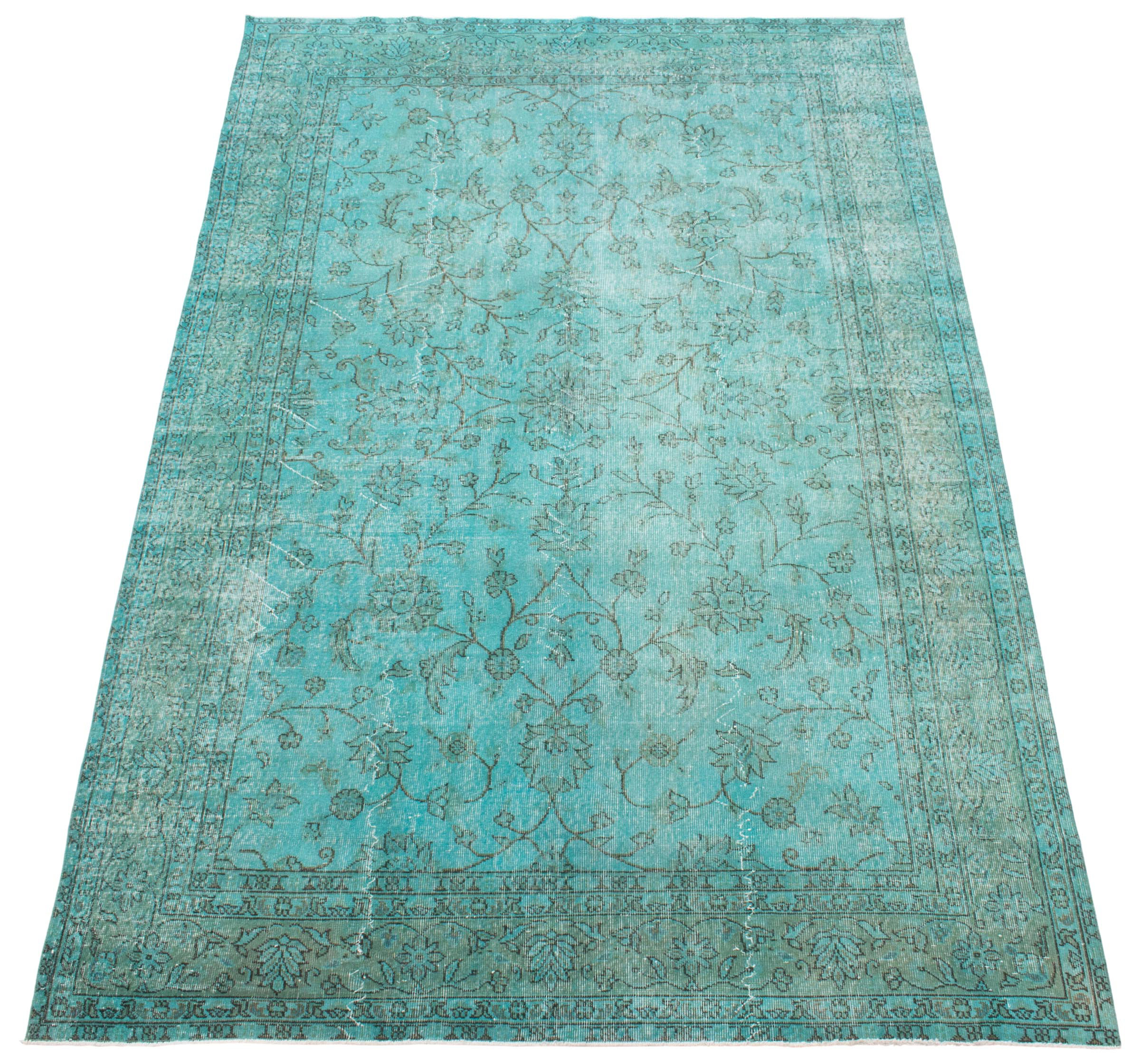 Isabelline Color Transition Turquoise Rug 6''9" X 10''4" | Wayfair