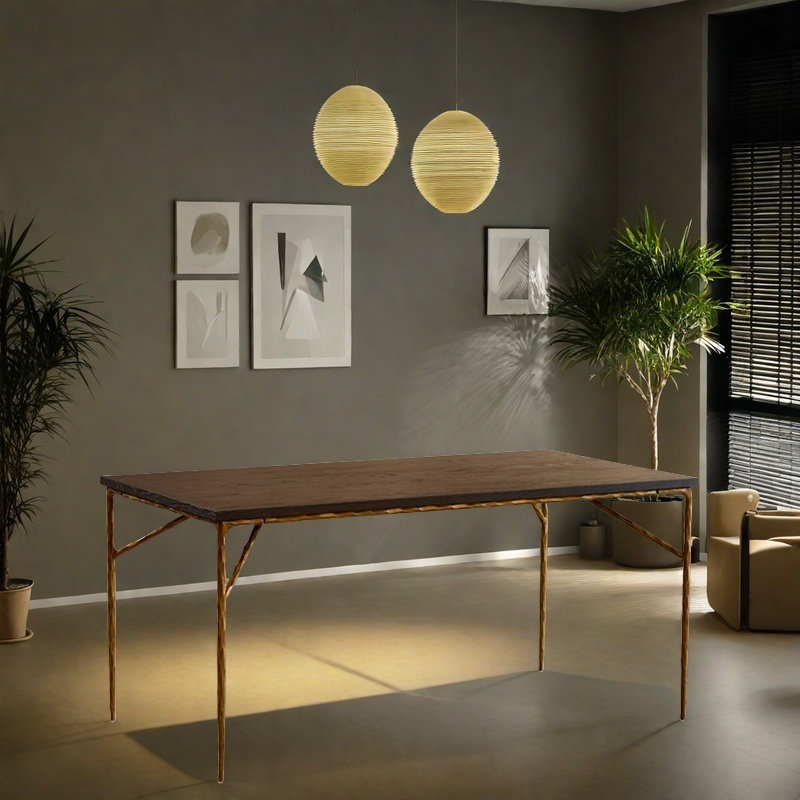 ACMISH Sturdy Dining Table with Multiple Highlights. - Wayfair Canada