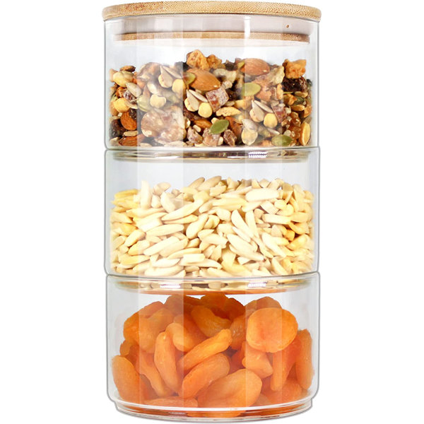 URBAN GREEN Glass Jar With Bamboo Lids Urban Green, Food Storage ...