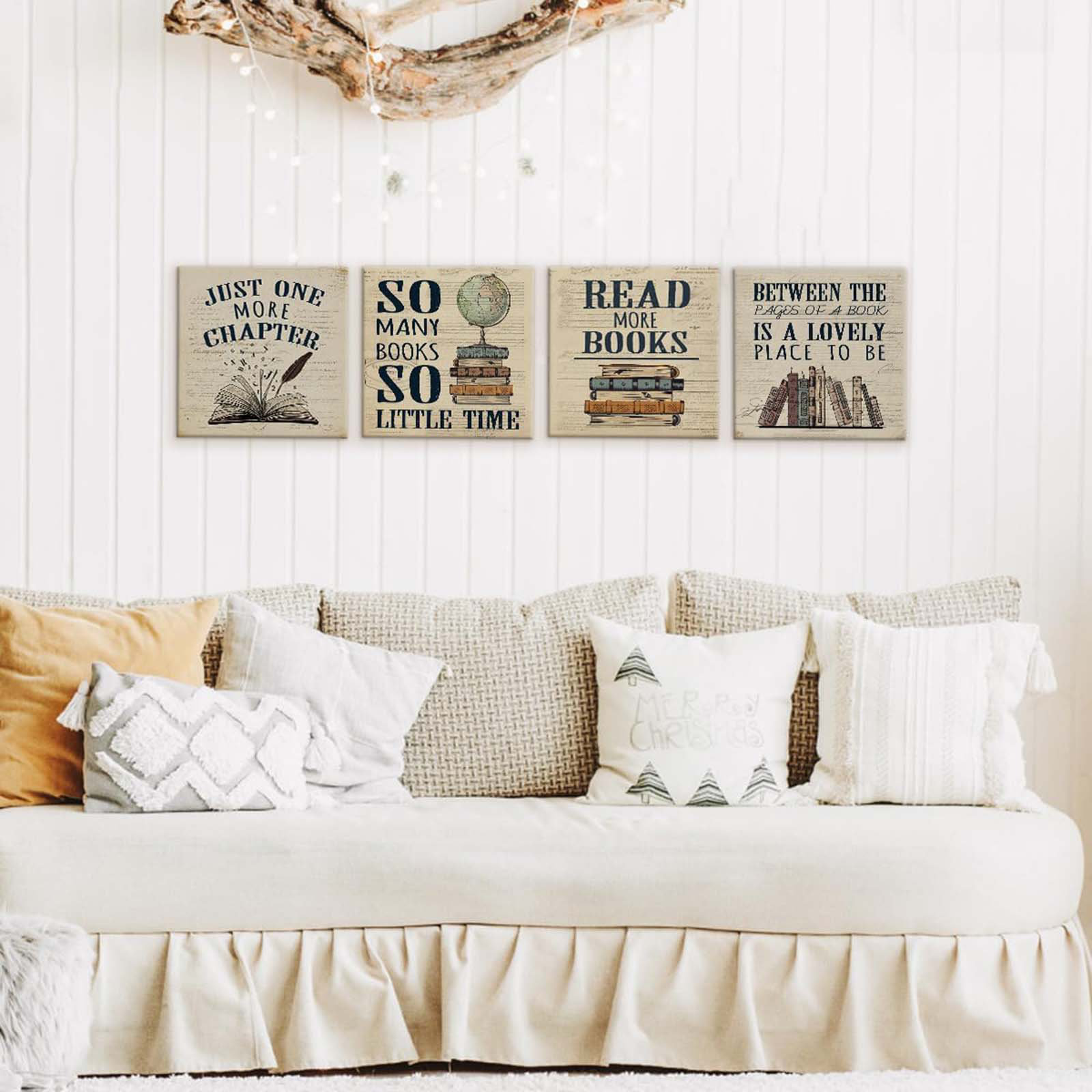 Ophelia & Co. Reading Posters For Library Set Of 4,Library Decor,Book ...