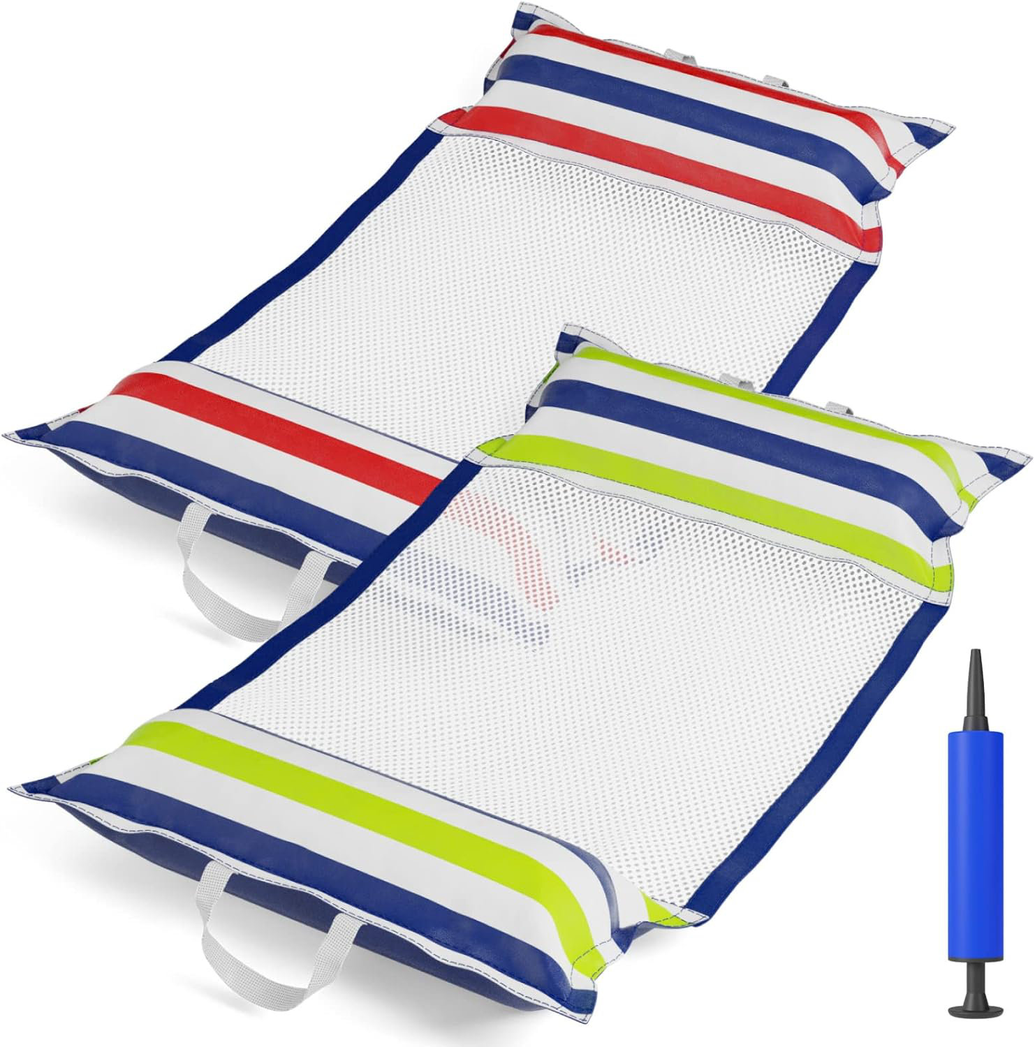 Utibia Inflatable Pool Hammock Float - 2 Pack Water Hammock Pool ...