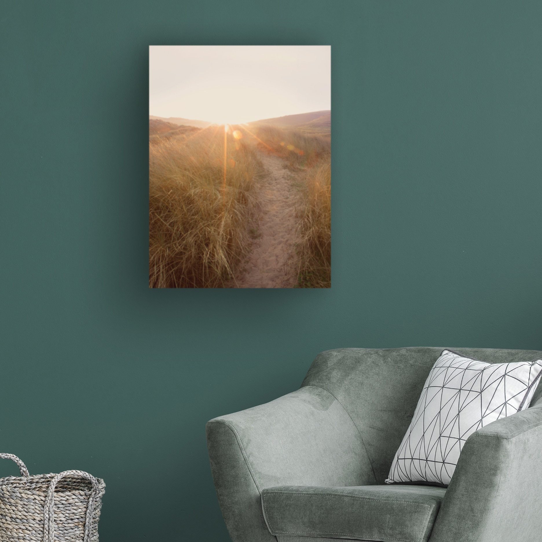 Highland Dunes Ian Winstanley 'Dunes With Seagulls 4' Canvas Art ...