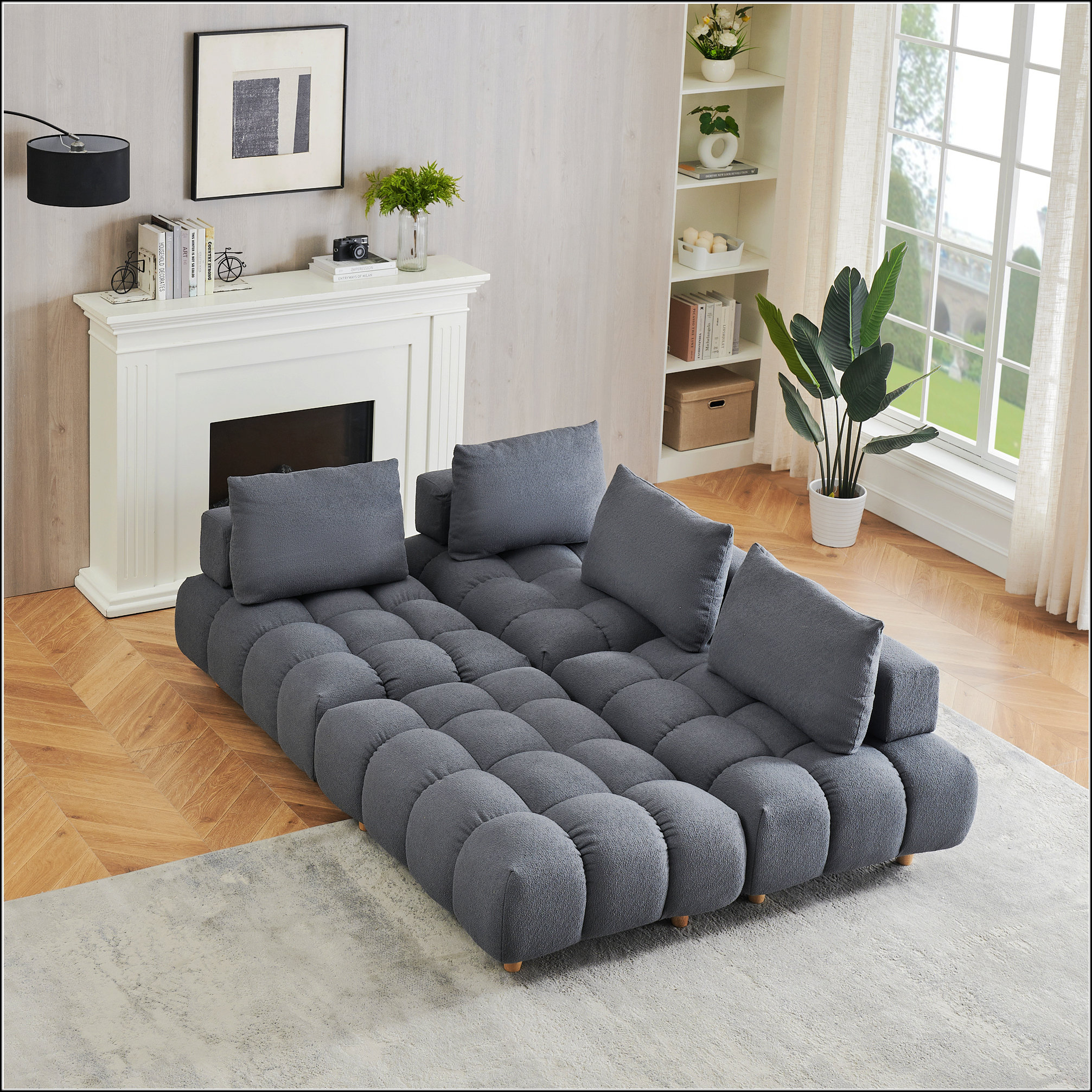 Latitude Run® 120 Inches Sofa | Wayfair