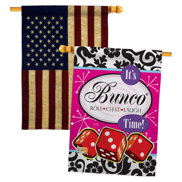 Breeze Decor Double Sided 40'' H x 28'' W Polyester House Flag | Wayfair