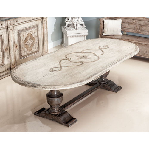 David Michael Oval Solid Wood Dining Table | Wayfair