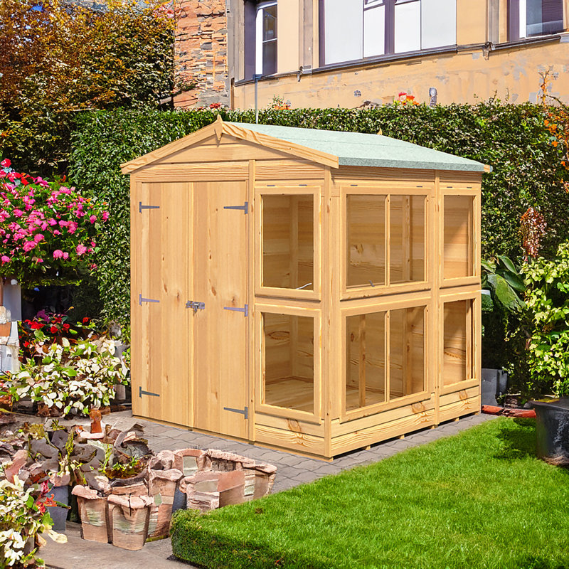 Shire GB Shire Sun Hut Potting Shed 6 Ft X 6 Ft | Wayfair.co.uk