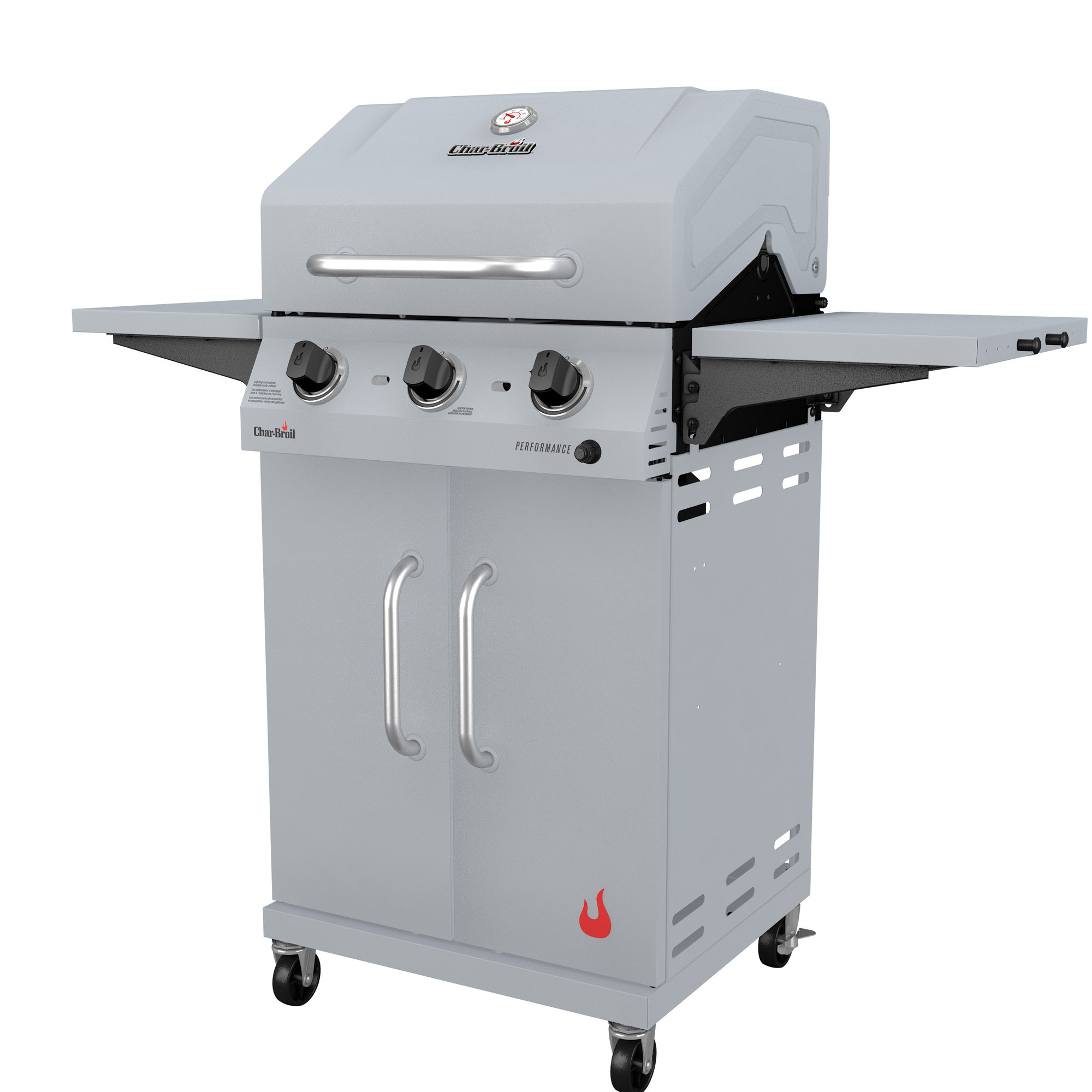 Charbroil Performance Series 3-Burner Propane Gas Grill Cabinet ...