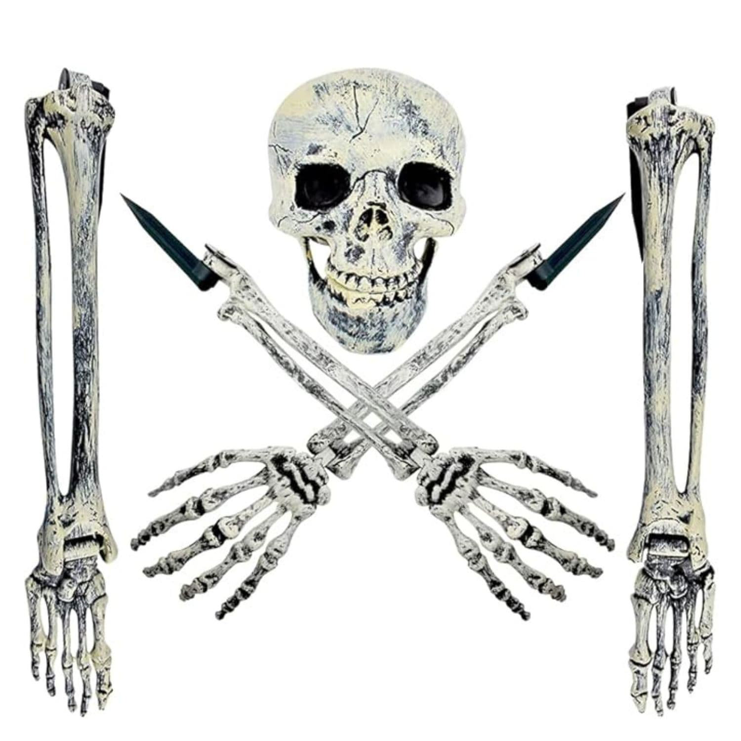 The Holiday Aisle® 5 Set Skeleton Halloween Decoration | Wayfair