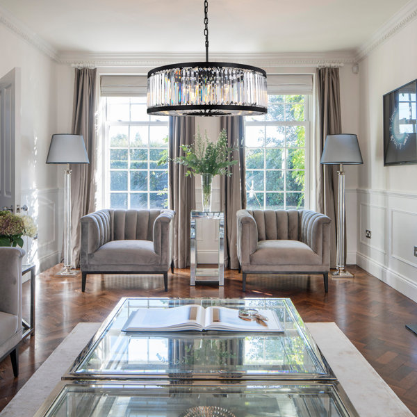 Mercer41 Tyesa 6 - Light Dimmable Drum Chandelier | Wayfair