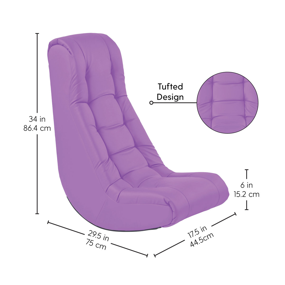 Factory Direct Partners Tufted Soft Rocker & Reviews | Wayfair