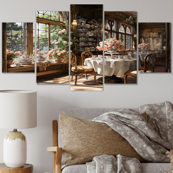 Alcott Hill® Country Clubs Afternoon Tea II - Country Clubs Metal Wall ...