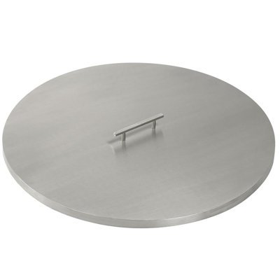 American Fireglass Round Stainless Steel Fire Pit Lid & Reviews | Wayfair