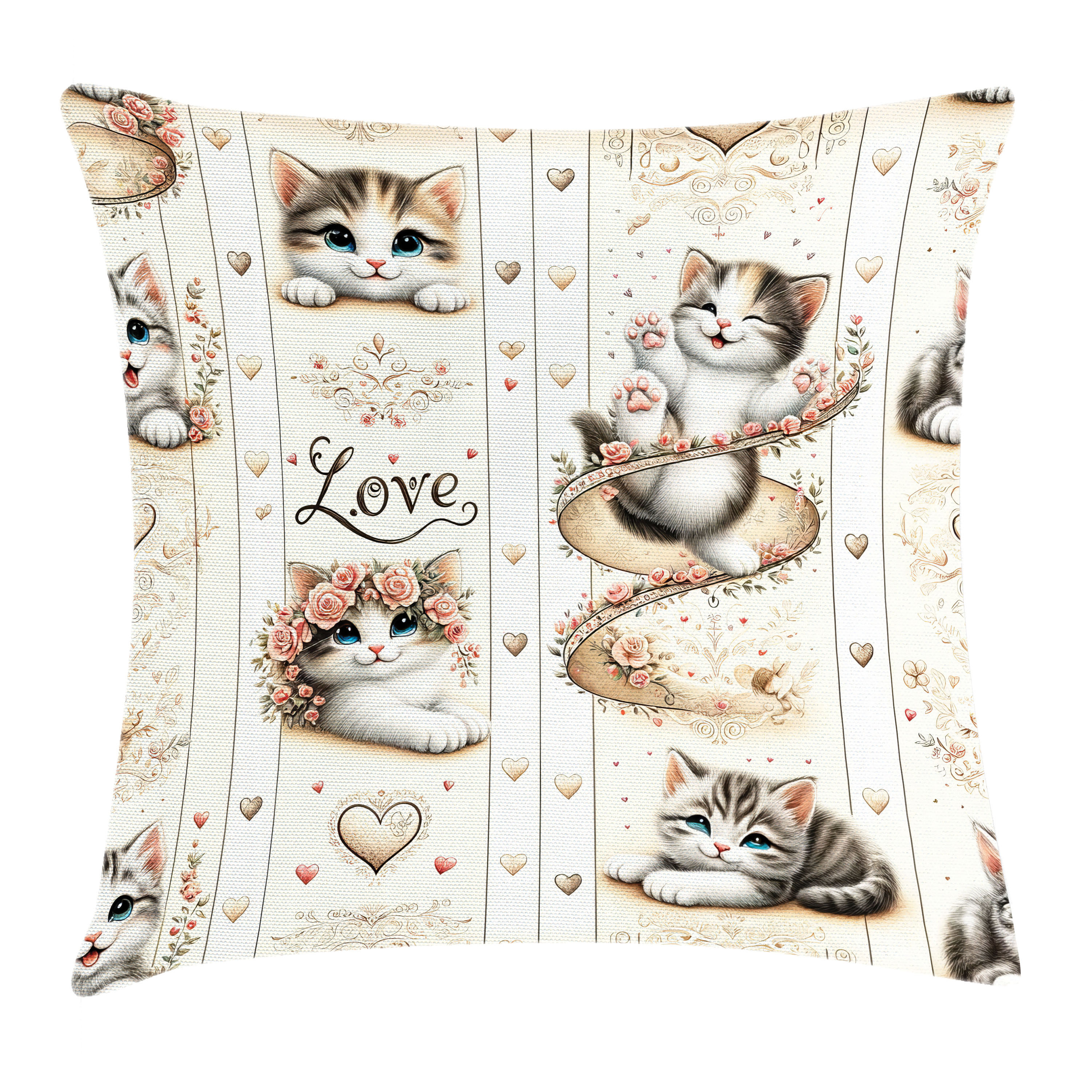 Ambesonne Cat Pillow Cover | Wayfair