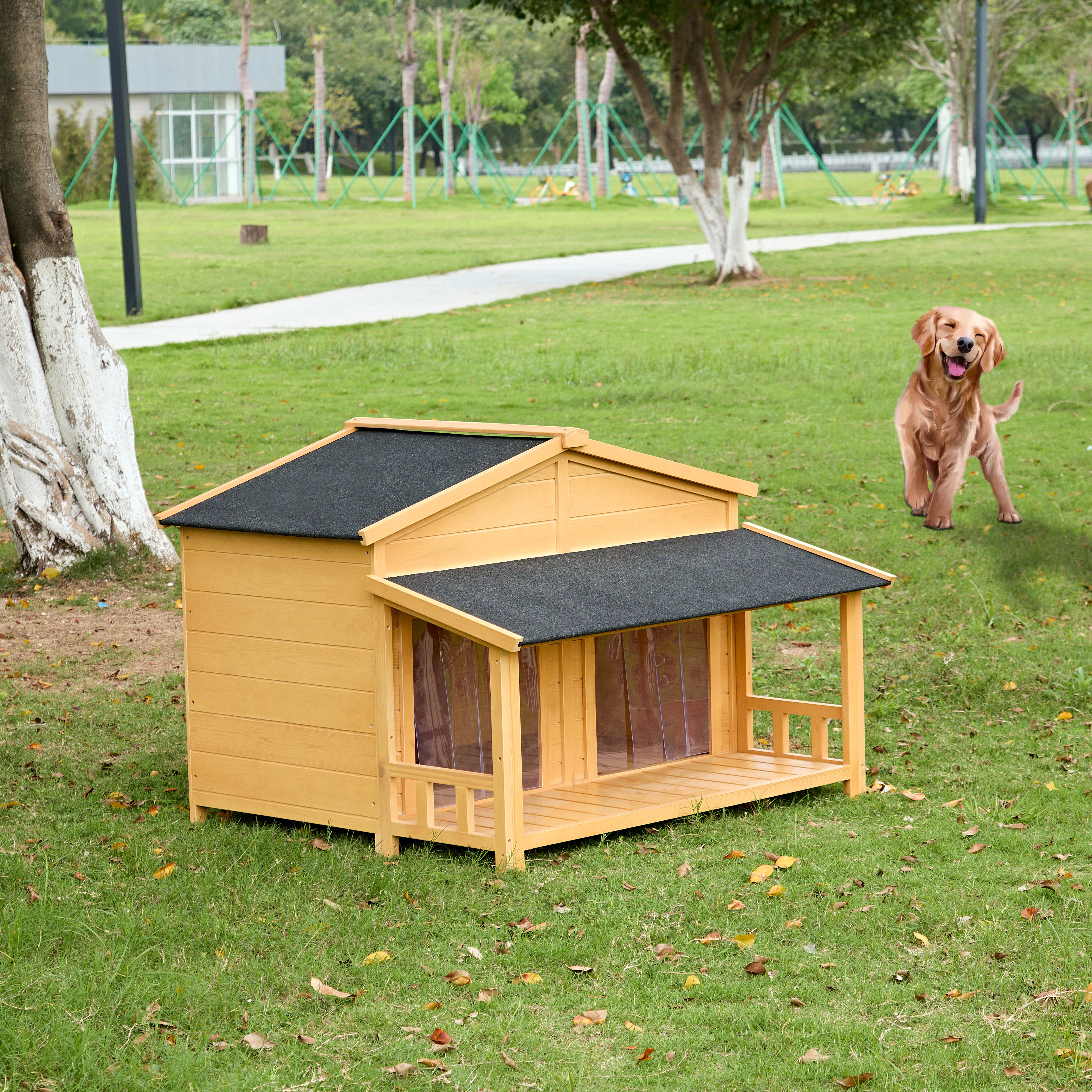 Ophelia & Co. Niche pour chien, cage pour chien imperméable, niche en ...