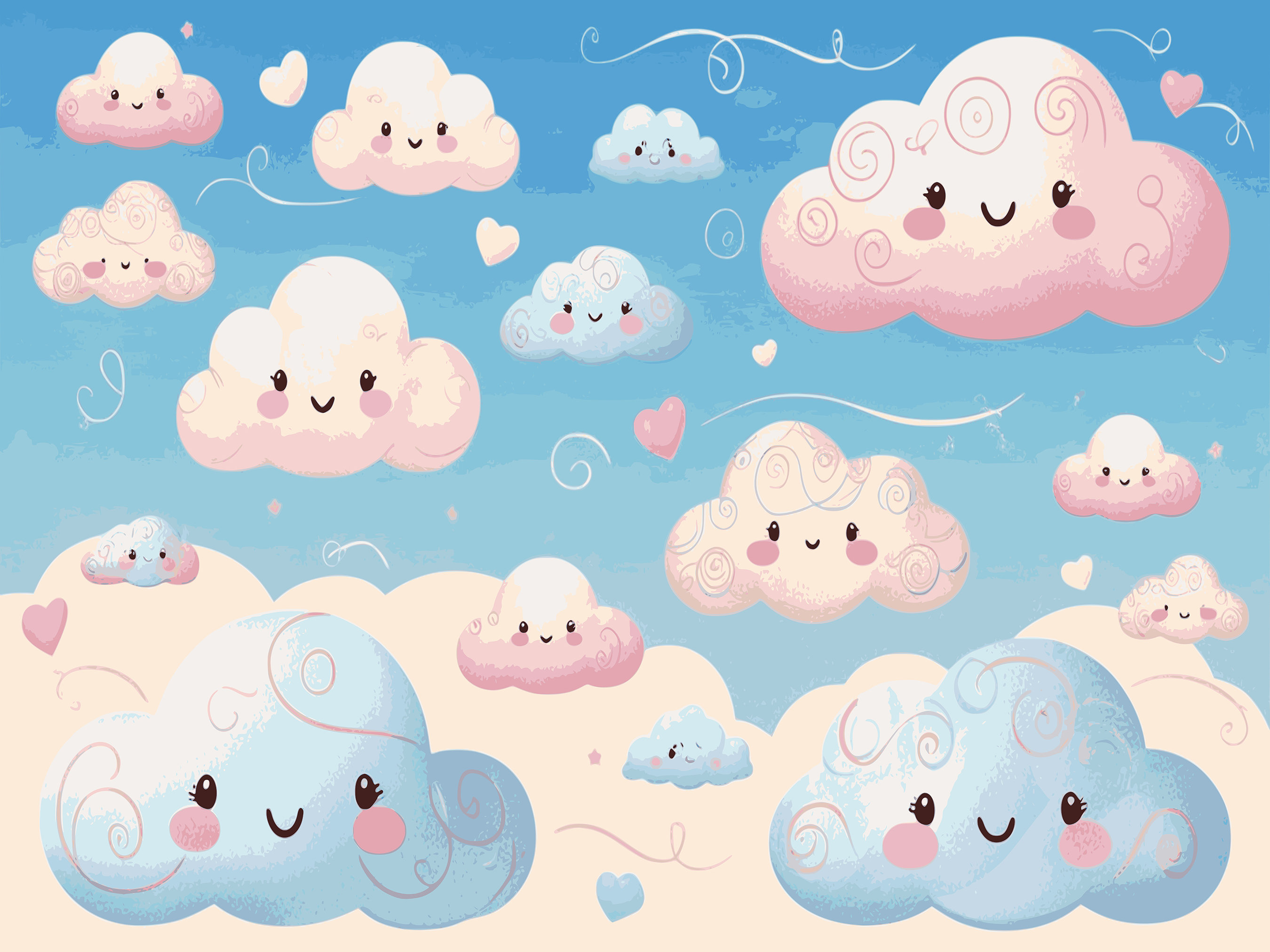 Isabelle & Max™ Sky Clouds Nursery Kids Rug | Wayfair