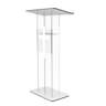 FixtureDisplays Clear Podium Plexiglass Lecturn Transparent Church ...