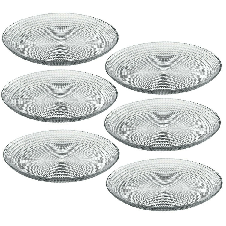 Marlow Home Co. Collins 27cm Glass Square Dinner Plate | Wayfair.co.uk