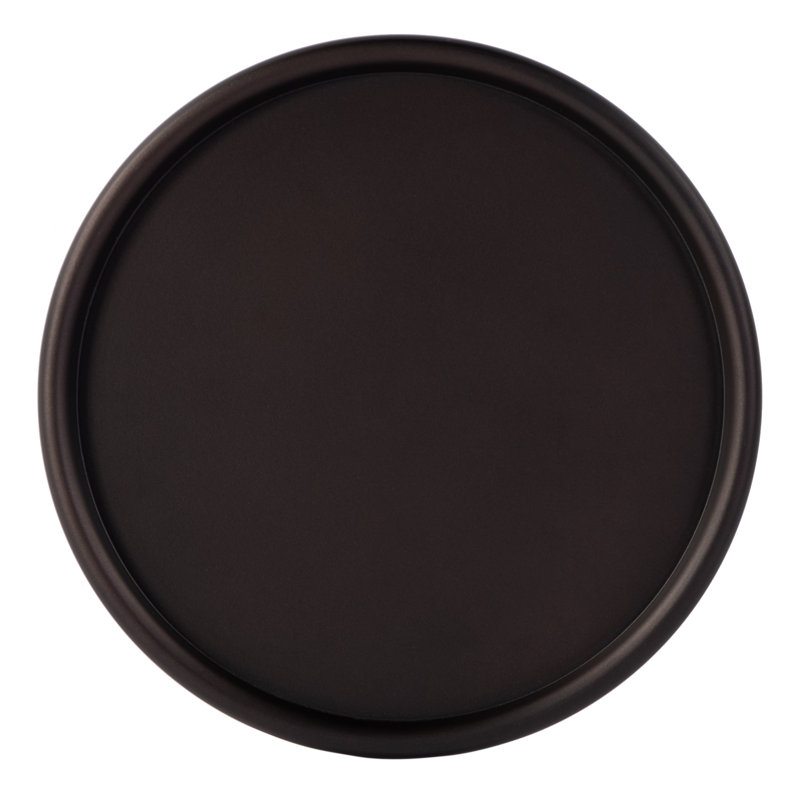 Charlton Home® Alexi 12 in. W Round Metal Pedestal Base End Table | Wayfair