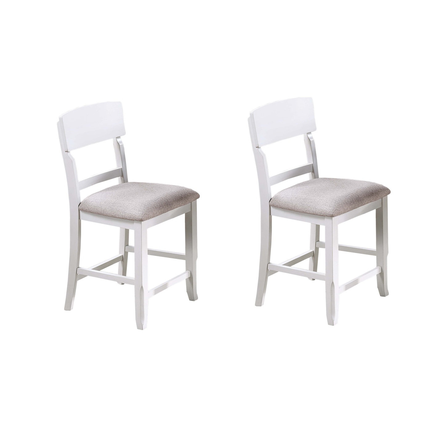 Ophelia & Co. High Chairs Modern Ladder Back Design Set Of 2Pc Counter ...