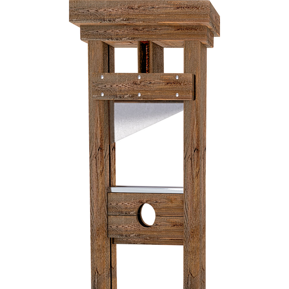 Wet Paint Printing Guillotine 90s in Paris France Cardboard Standup ...