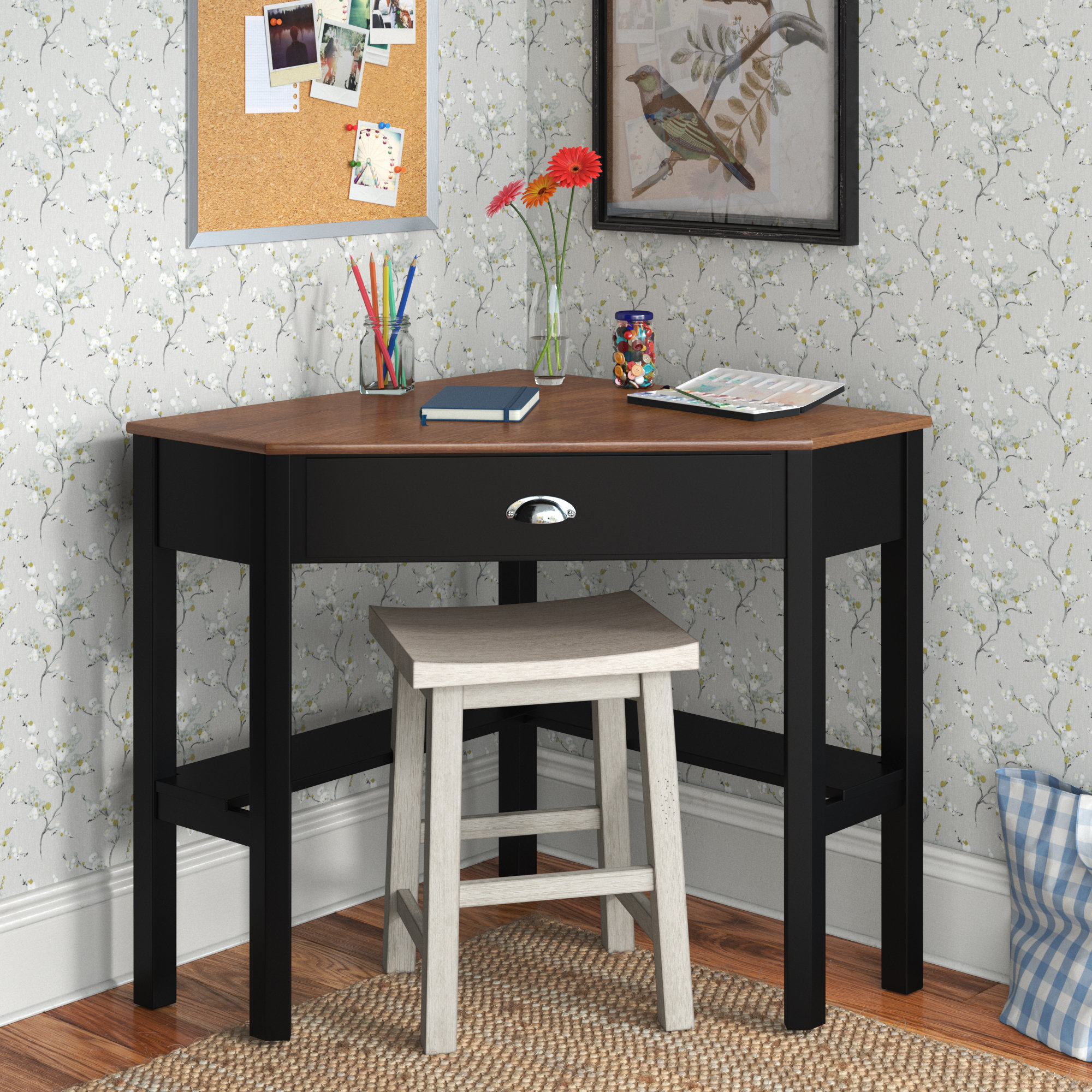 Andover Mills™ Aust Corner Computer Desk & Reviews | Wayfair
