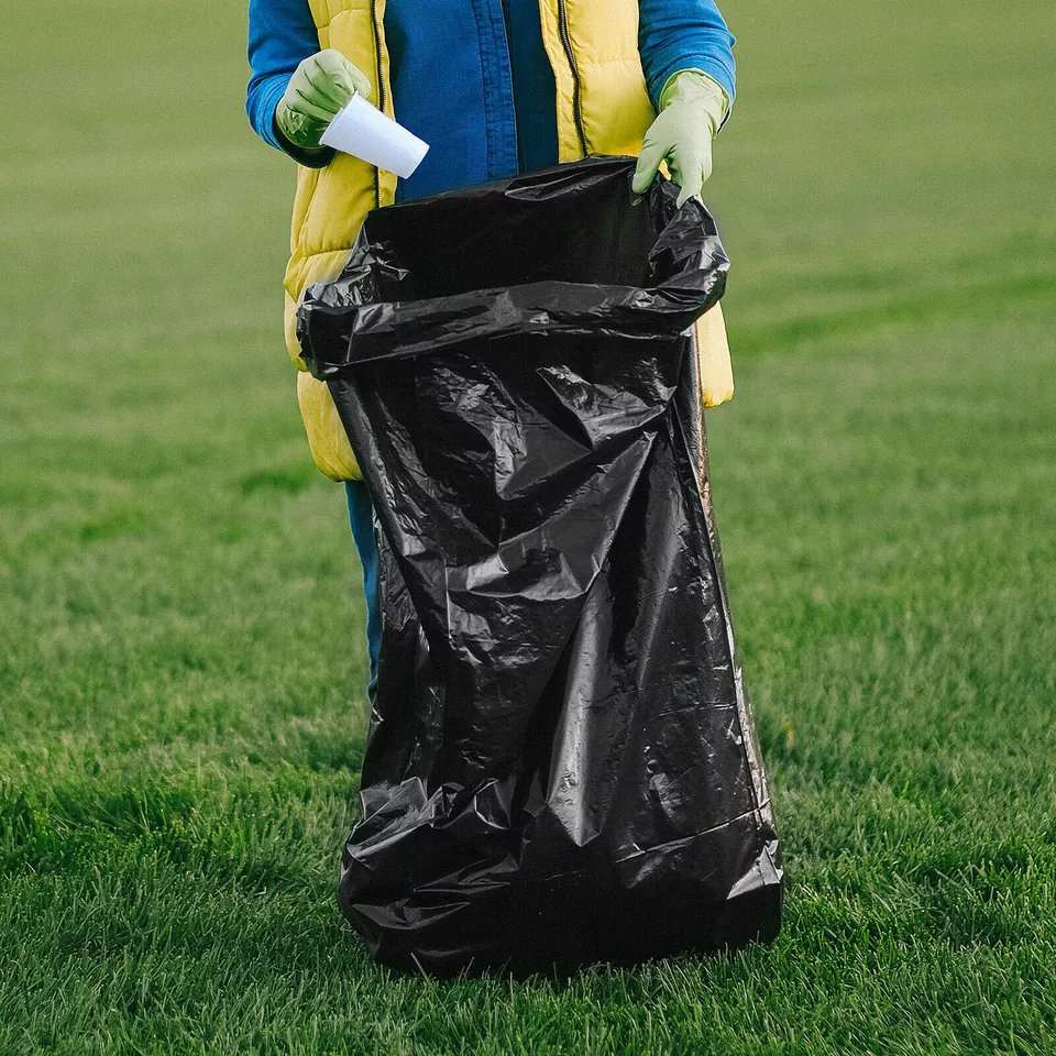 Boshen 45 Gallon Garbage Trash Bags 25 Count Heavy Duty Large 40"X46 ...