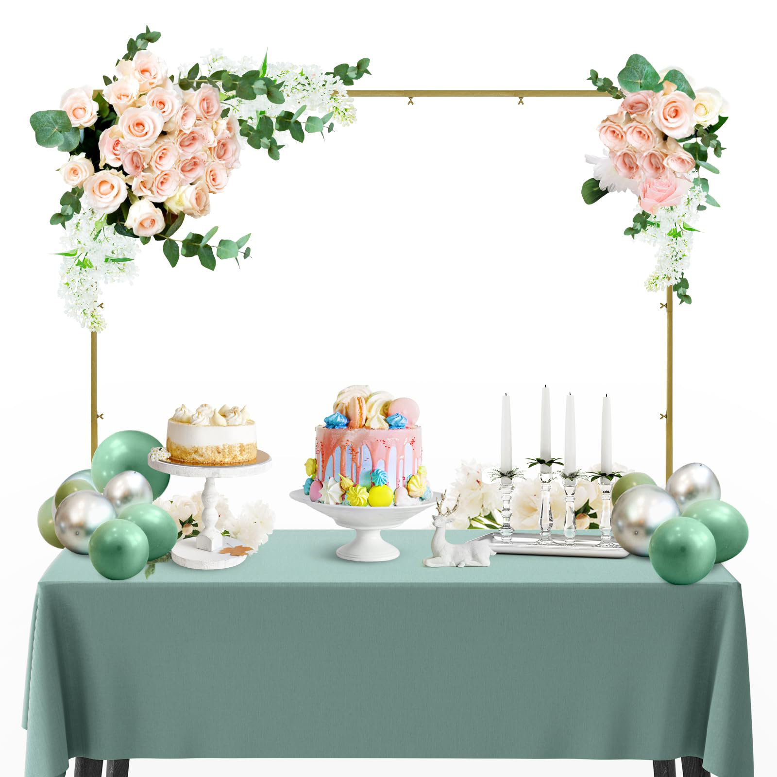 IFBECT Adjustable Over the Table Rod Stand with Clamps | Wayfair