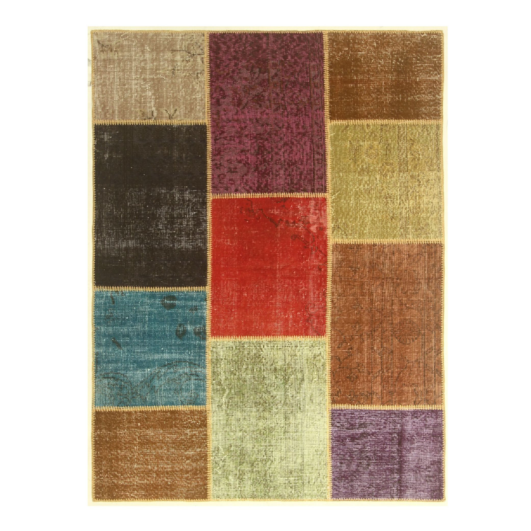 String Matter Rectangle 4'11" X 6'7" Area Rug with Non-Slip Backing ...
