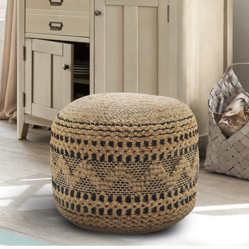 Farmhouse & Rustic Pouf Ottomans | Up To 60% Off | Birch Lane
