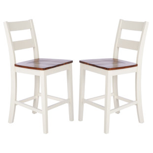 Country / Farmhouse Full Back Counter Height Bar Stools You'll Love ...