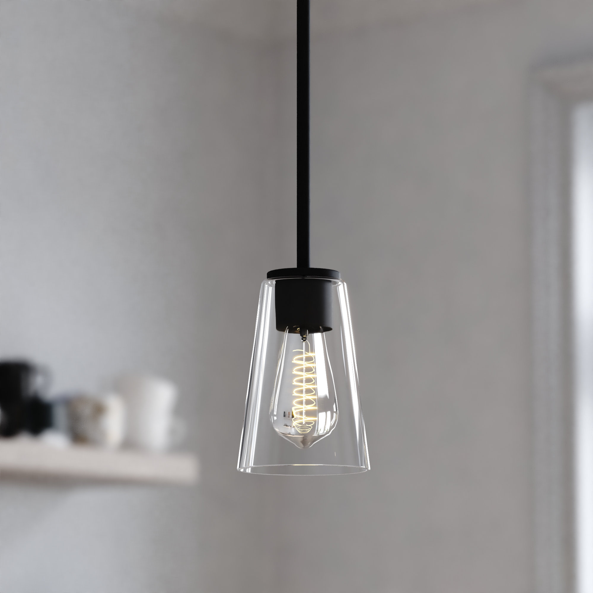 Vaxcel Beverly 1 - Light Cone Pendant | Wayfair